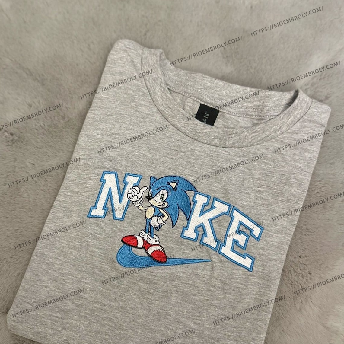 S.o.nic X Embroidered Sweatshirt, Shadow the Hedgehog Sweatshirt, S/o/n ...