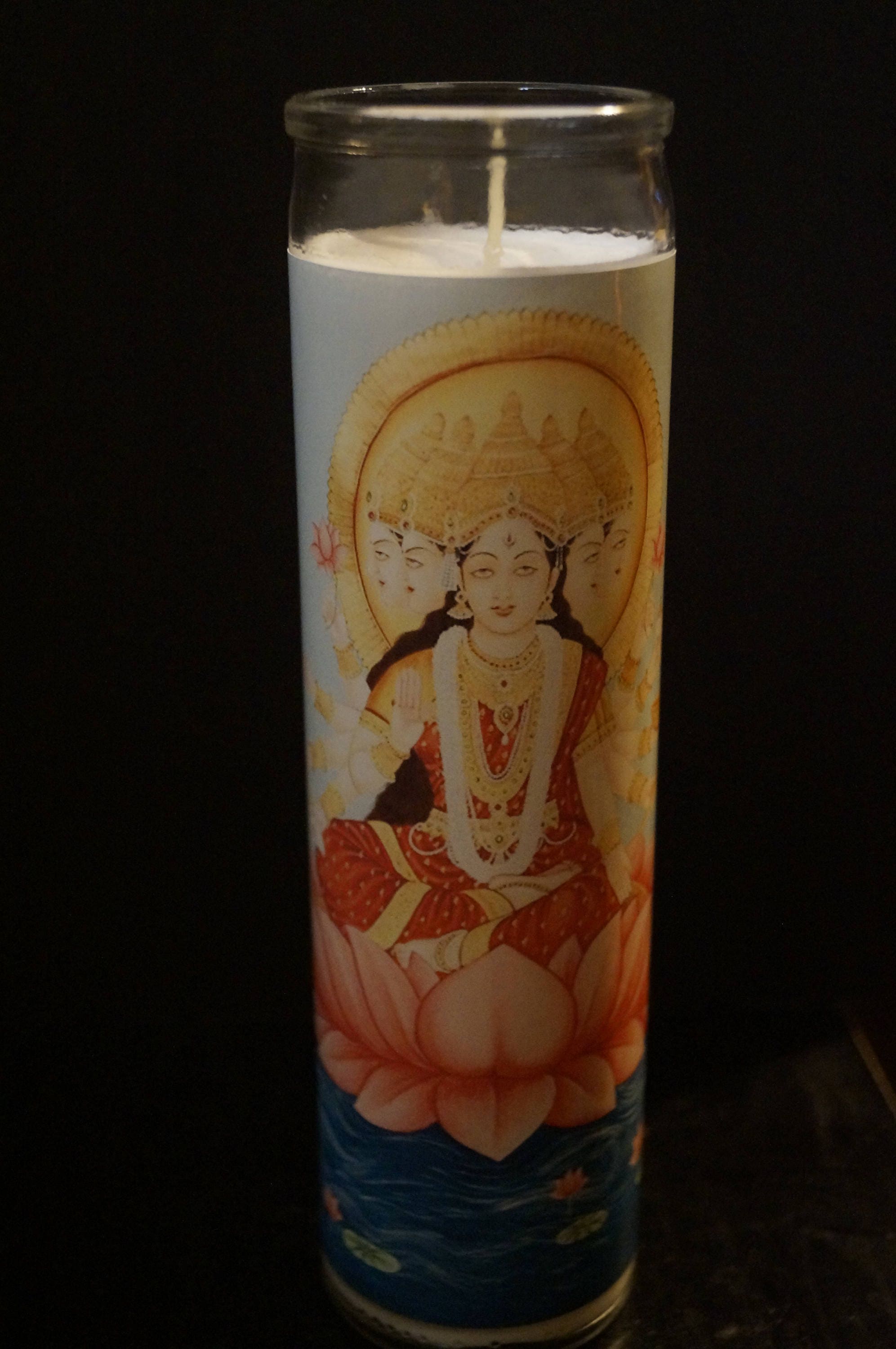 Prayer Altar Church Candle GAYATRI Adi Shakti Saraswati Laxmi | Etsy