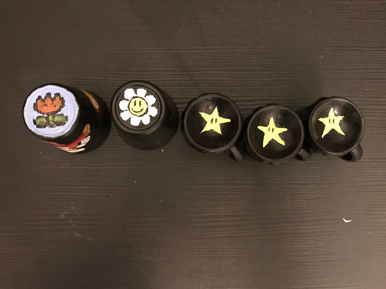 Super Mario Shot Glasses - Etsy