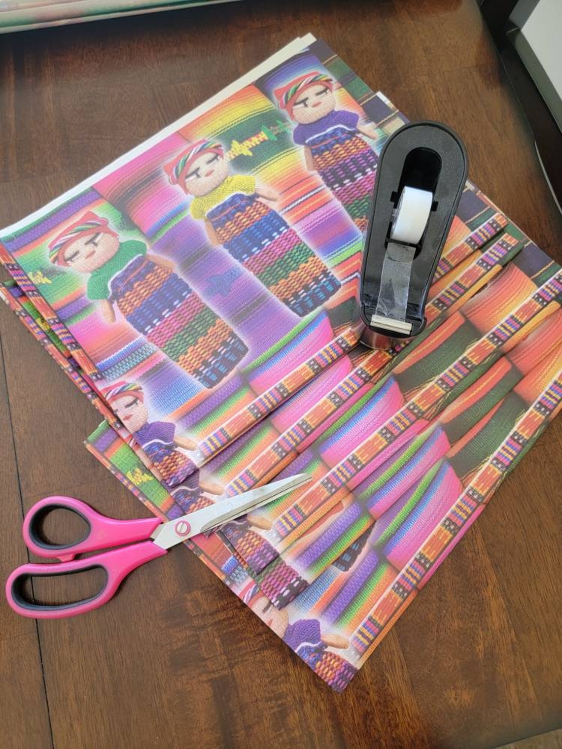 Guatemalan Wrapping Paper Worry Dolls Wrapping Paper - Etsy