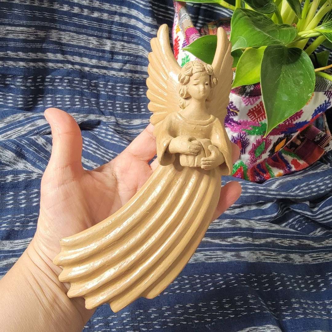 Terra Cotta Garden Art, Terra Cotta Angel, Angel Wall Hanging, Angel ...