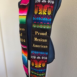 NOT CUSTOMIZABLE, Proud Mexican American Sash, Latin Graduation 2024 ...