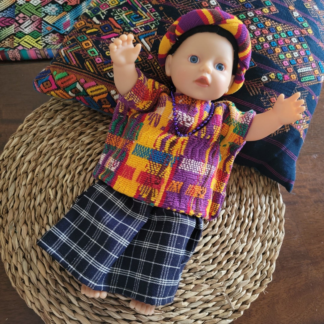 Worry Doll, Guatemalan Doll, Cultural Doll, Brown Doll, Mayan Doll, San ...