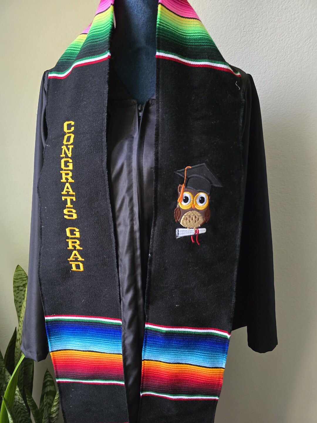 OWL Graduation Sash, Graduation Scarf, Class of 2025 Graduation Swag ...