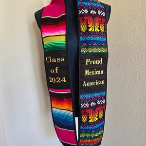 NOT CUSTOMIZABLE, Proud Mexican American Sash, Latin Graduation 2024 ...