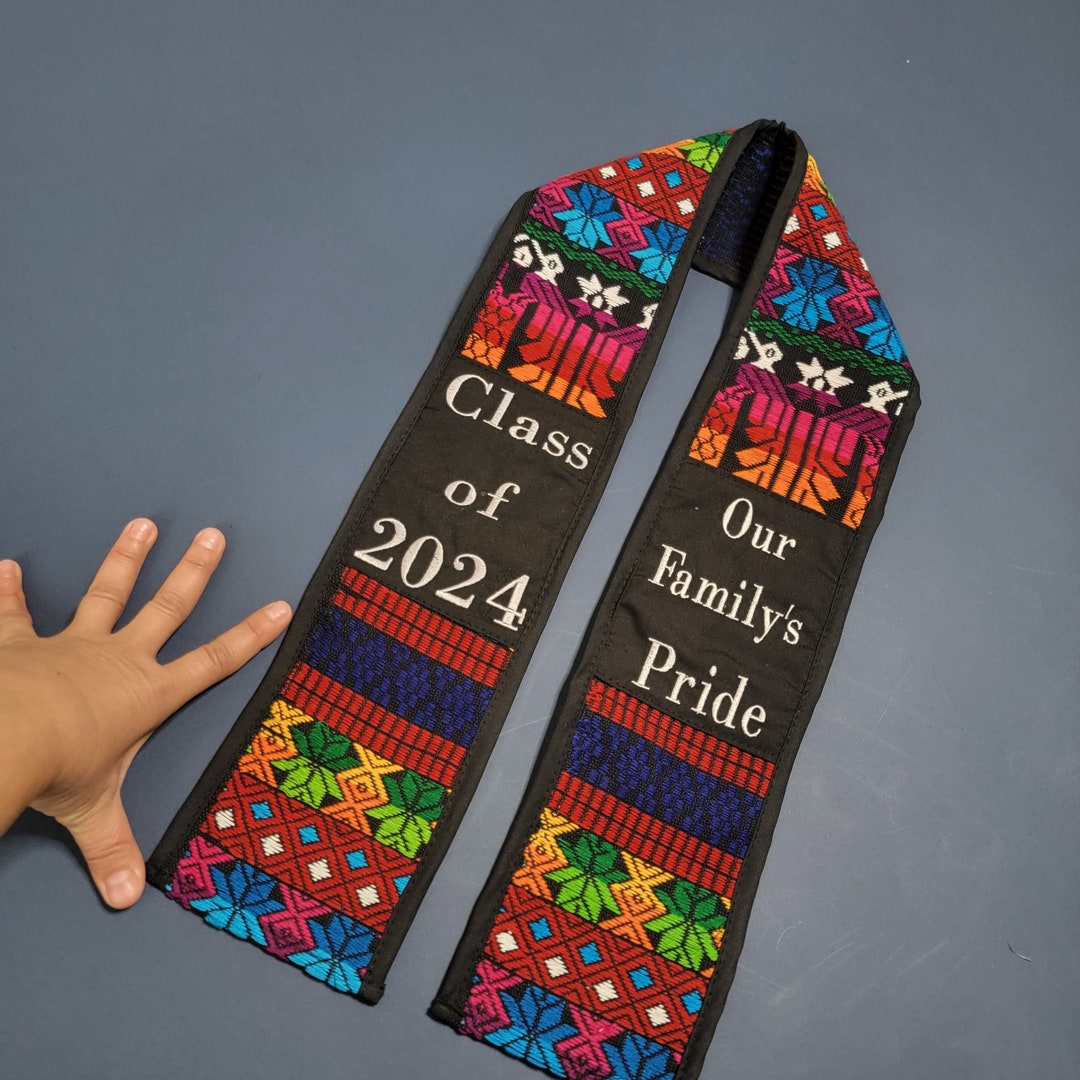 NOT CUSTOMIZABLE KIDS Central American Sash, Kinder Graduation Stole ...