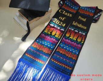 Salvadoran Graduation Sash, Central American Sash, Proud Salvadoran ...