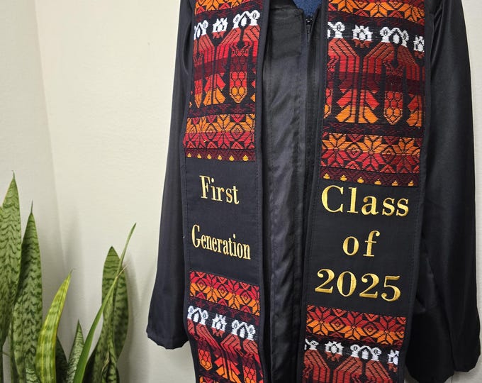 First Generation Graduation Stole, Central American Sash, Class of 2025 ...