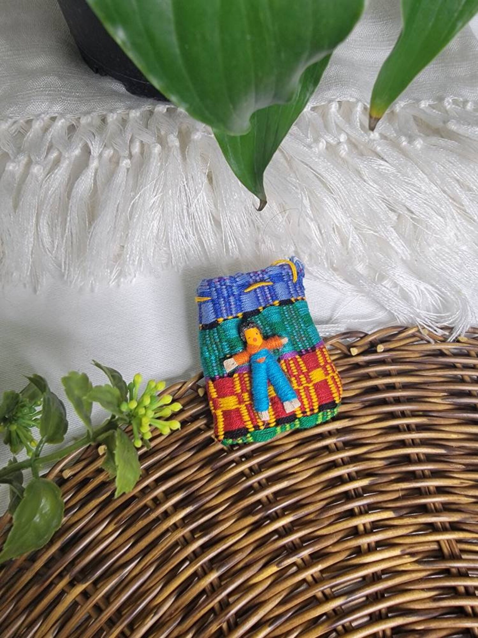Guatemalan Worry Dolls With Pouch: Mayan Legend Remedy - Etsy