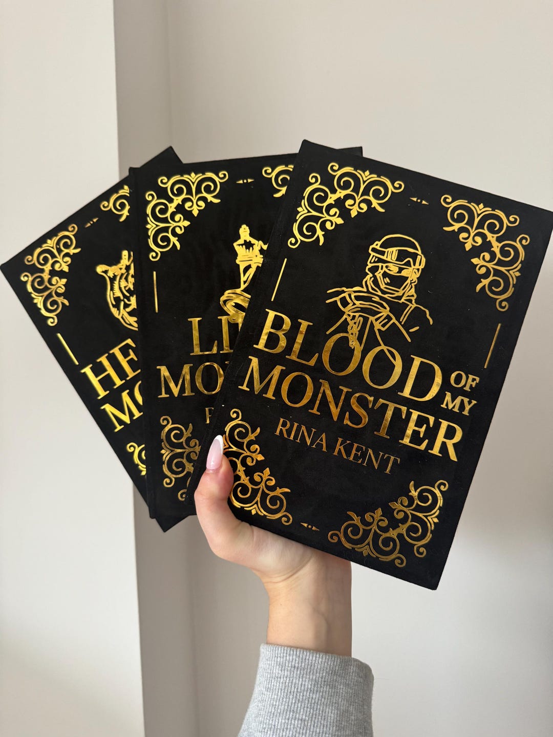 Monster Trilogy Special Edition Book Set | Handmade Foil Covers | Rina ...