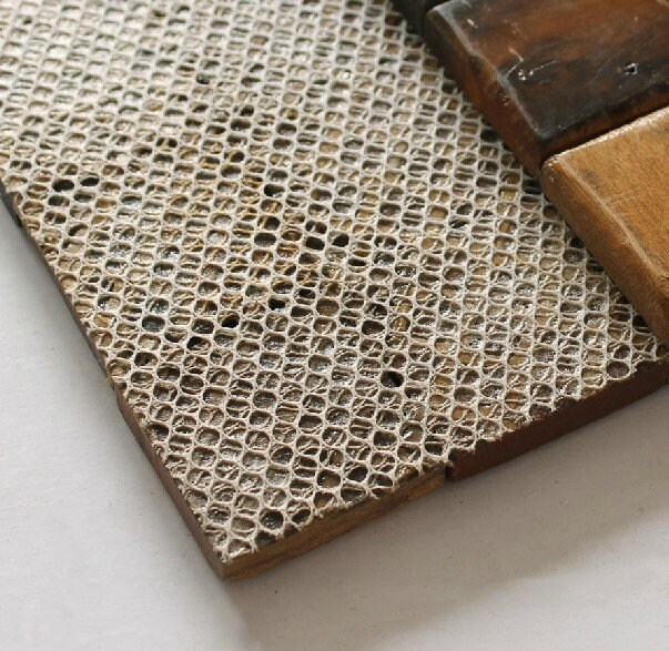 Natural Wood Mosaic Tile Rustic Wood Wall Tiles NWMT016 - Etsy