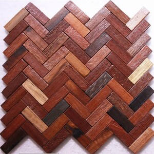 Natural Wood Mosaic Tile Ancient Boat Wood Wall Tiles NWMT017 - Etsy