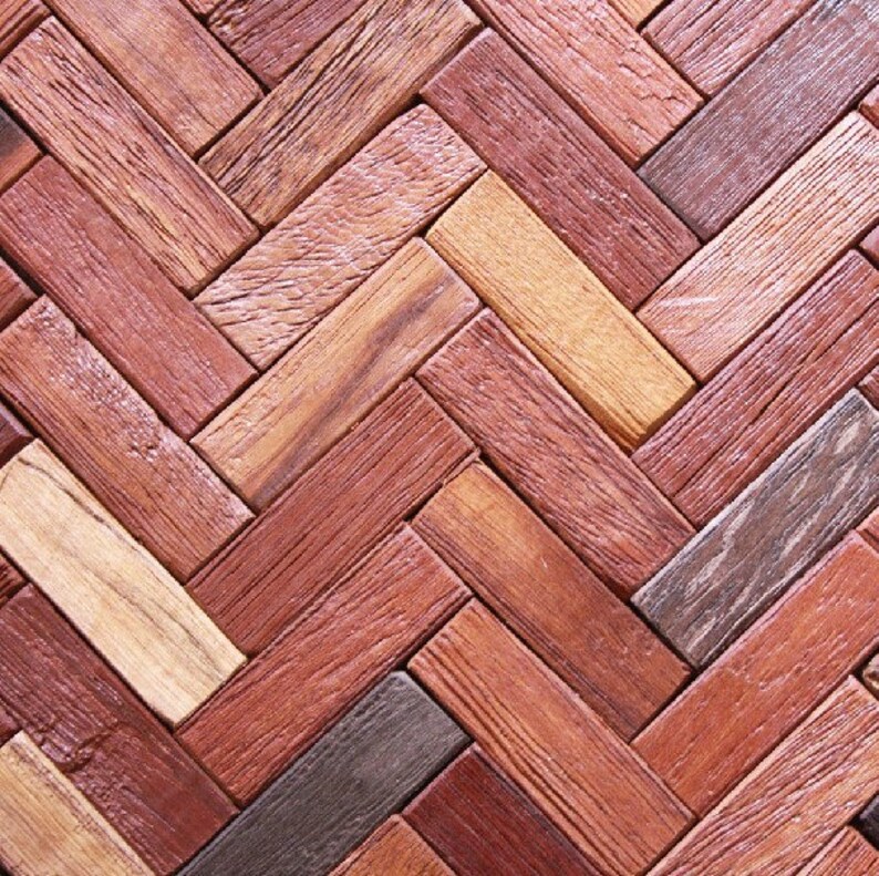 Natural Wood Mosaic Tile Ancient Boat Wood Wall Tiles NWMT017 - Etsy