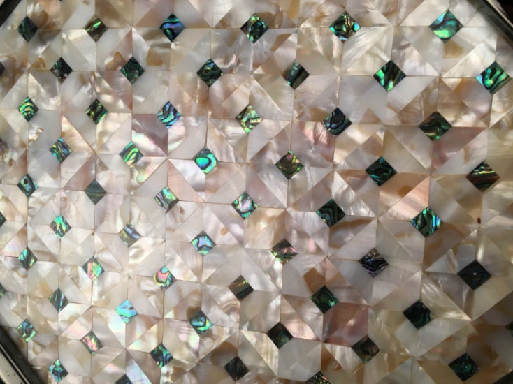 11 PCS Seamless Abalone Shell Mother of Pearl Tile Backsplash - Etsy