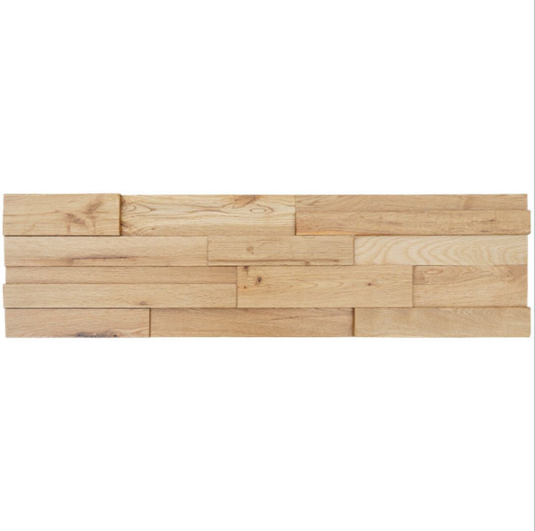 5 PCS Brick Interlocking White Oak Wood Tile 3D Pattern Panel - Etsy