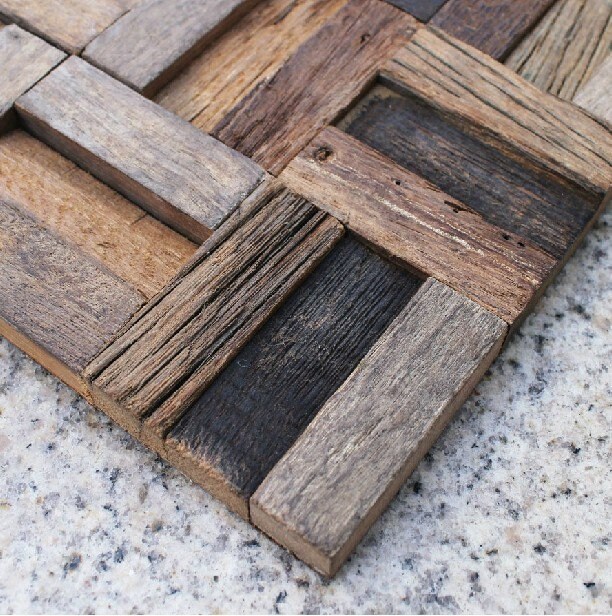 Ancient Boat Nature Wood Mosaic Tile NWMT029 Kitchen Tile - Etsy