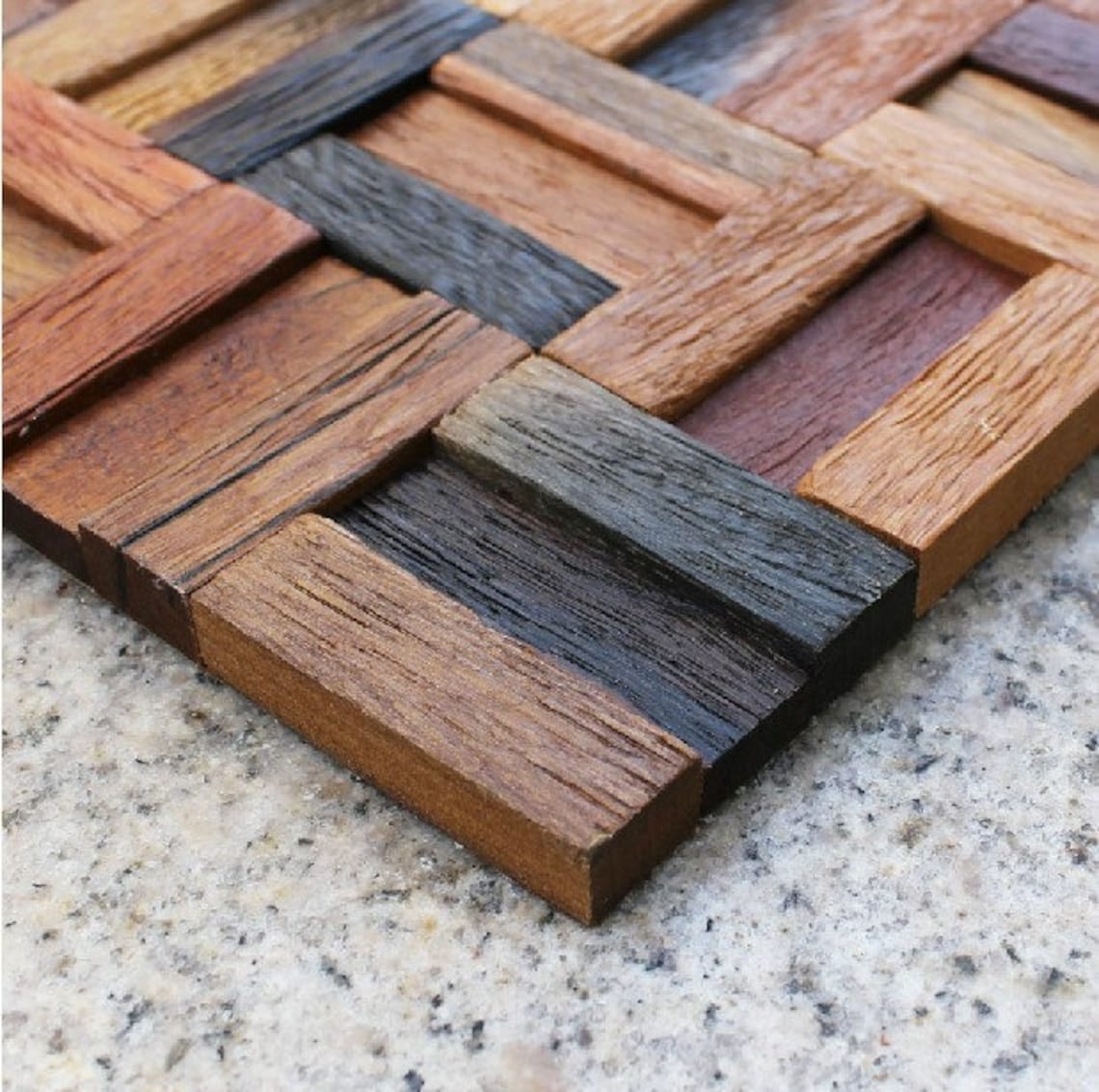 Natural Wood Mosaic Tile NWMT035 Ancient Boat Wood Kitchen Tile ...