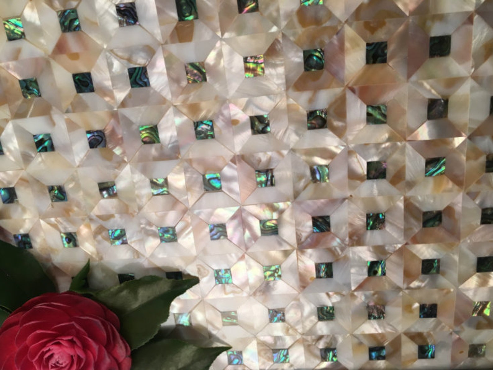 11 PCS Seamless Abalone Shell Mother of Pearl Tile Backsplash - Etsy