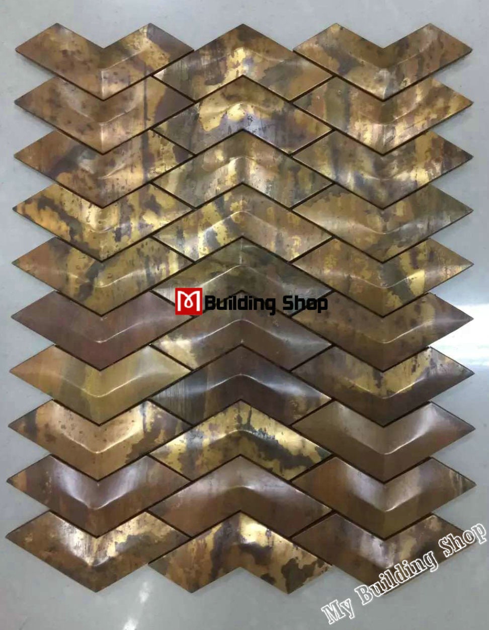 3D Metal Wall Tile Backsplash SMMT068 Antiqued Copper Mosaic - Etsy