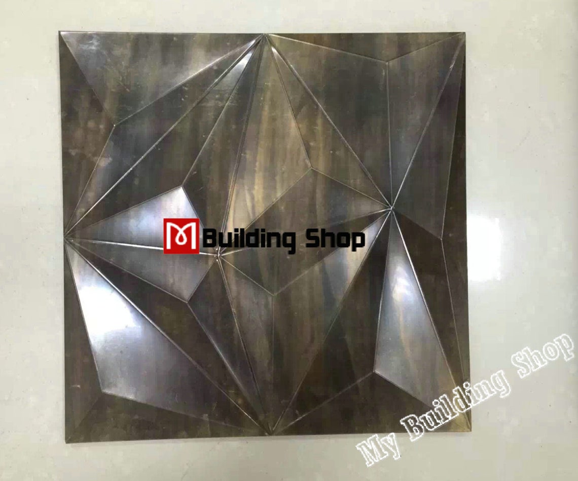 3D Bronze Metal Mosaic Kitchen Wall Tile SMMT075 Brass Copper - Etsy