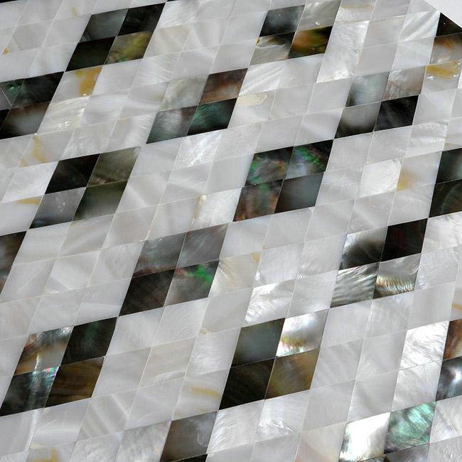 8mm Thickness Diamond Mother of Pearl Wall Tile Kitchen - Etsy