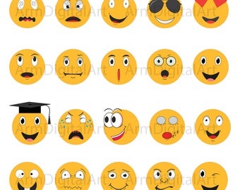 Printable emoji face | Etsy