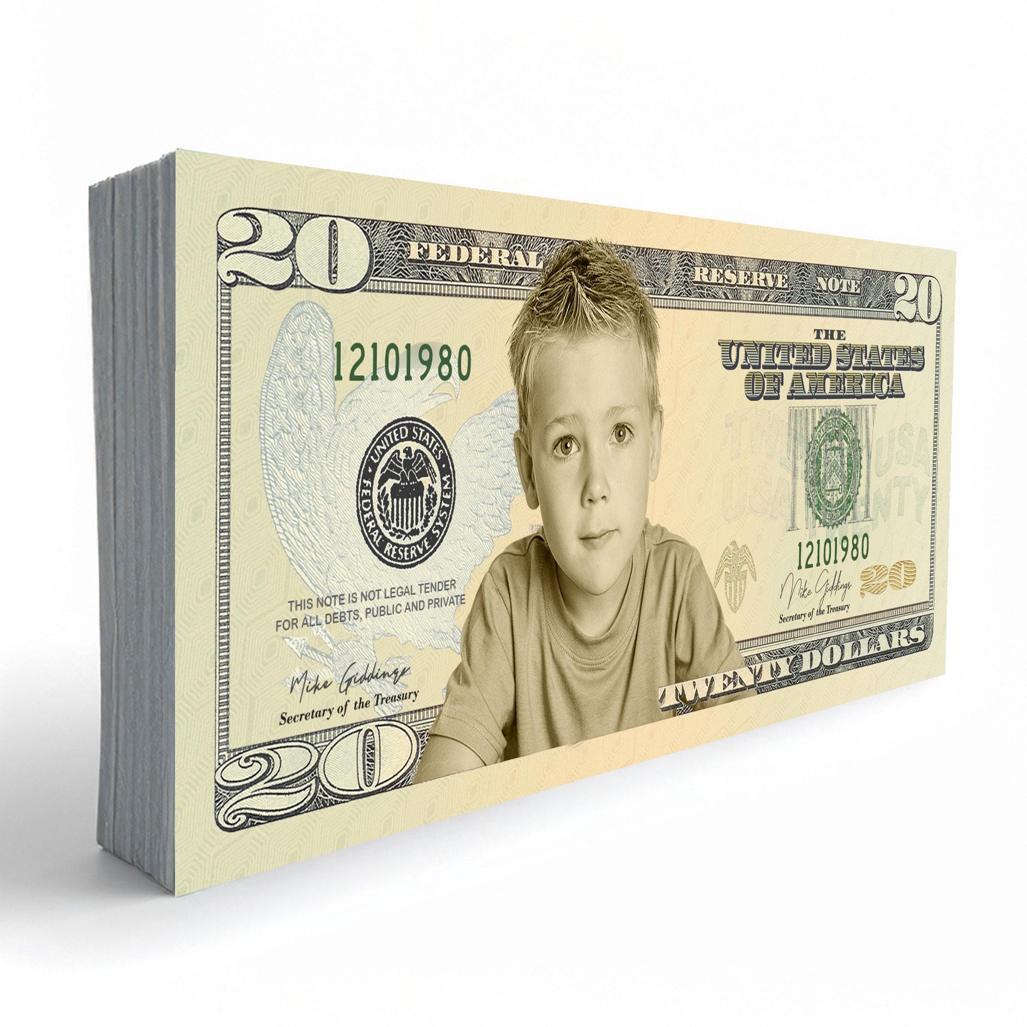 Your Face on Money, Bundle Custom Money, Personalized Dollar Bills ...