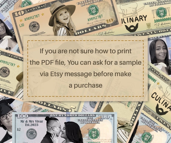 50 Dollar Bill Front And Back Play Money