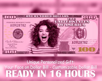 Your Face on Money, Game Money, 100 Dollar Bill, Black Money, Party ...