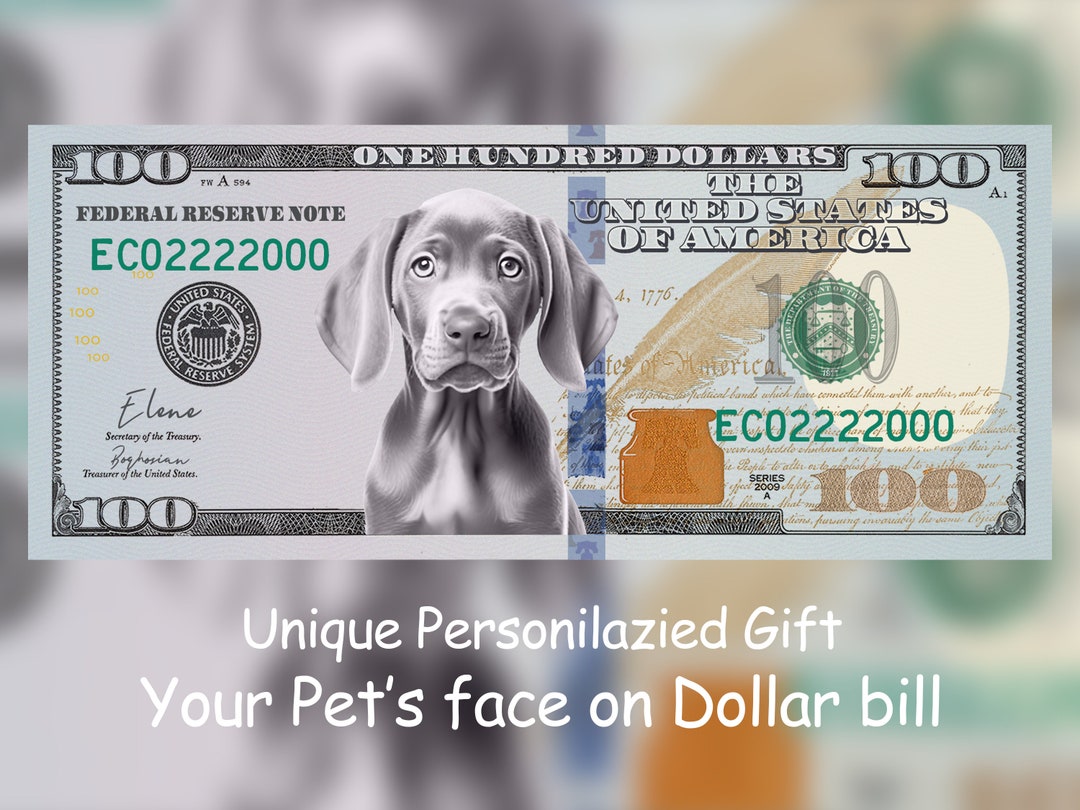 Unique Gift Idea: Put Your Face on Money Customized Currency Print ...