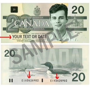 Your Face on Dollar Bill - Customizable Dollar Bill, 20-canadian ...