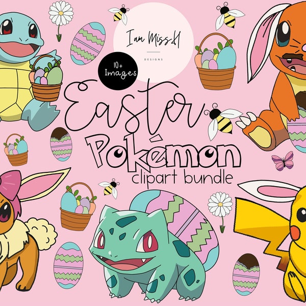 Happy Easter Clipart - Etsy