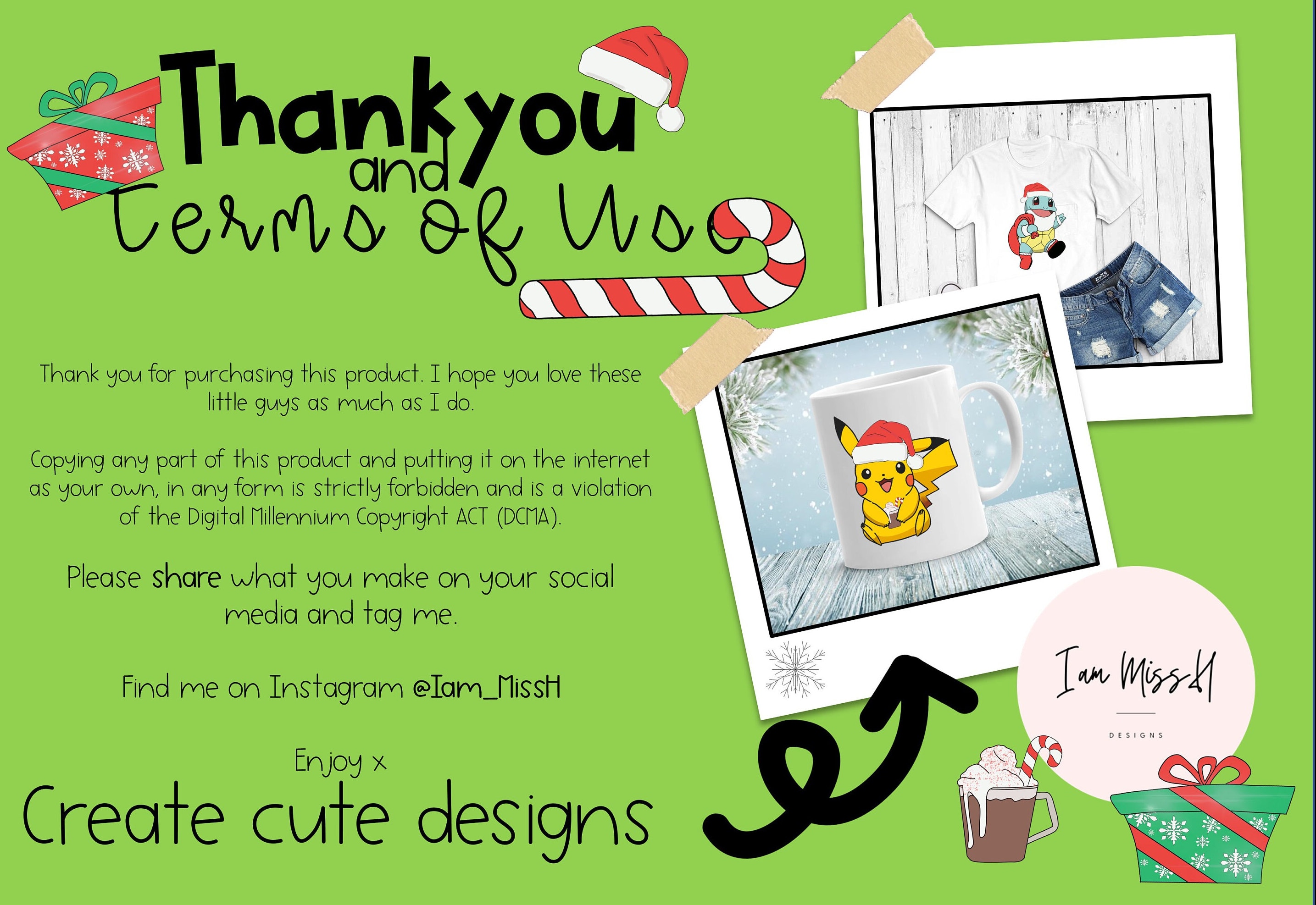 Christmas Pokémon Clipart Collection - Etsy