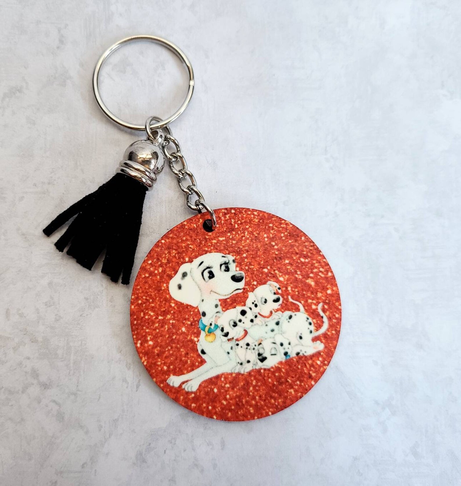 101 Dalmatians Inspired Keychain / Disney Inspired Keychain / - Etsy