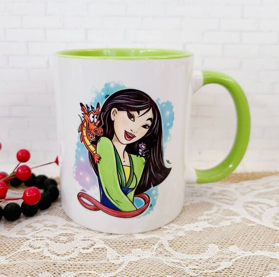 Disney Inspired Coffee Mug / Mulan Inspired Mug / Princess Mug | Etsy