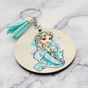 Frozen Keychain / Elsa Keychain / Disney Inspired Keychain / Bag Charm ...