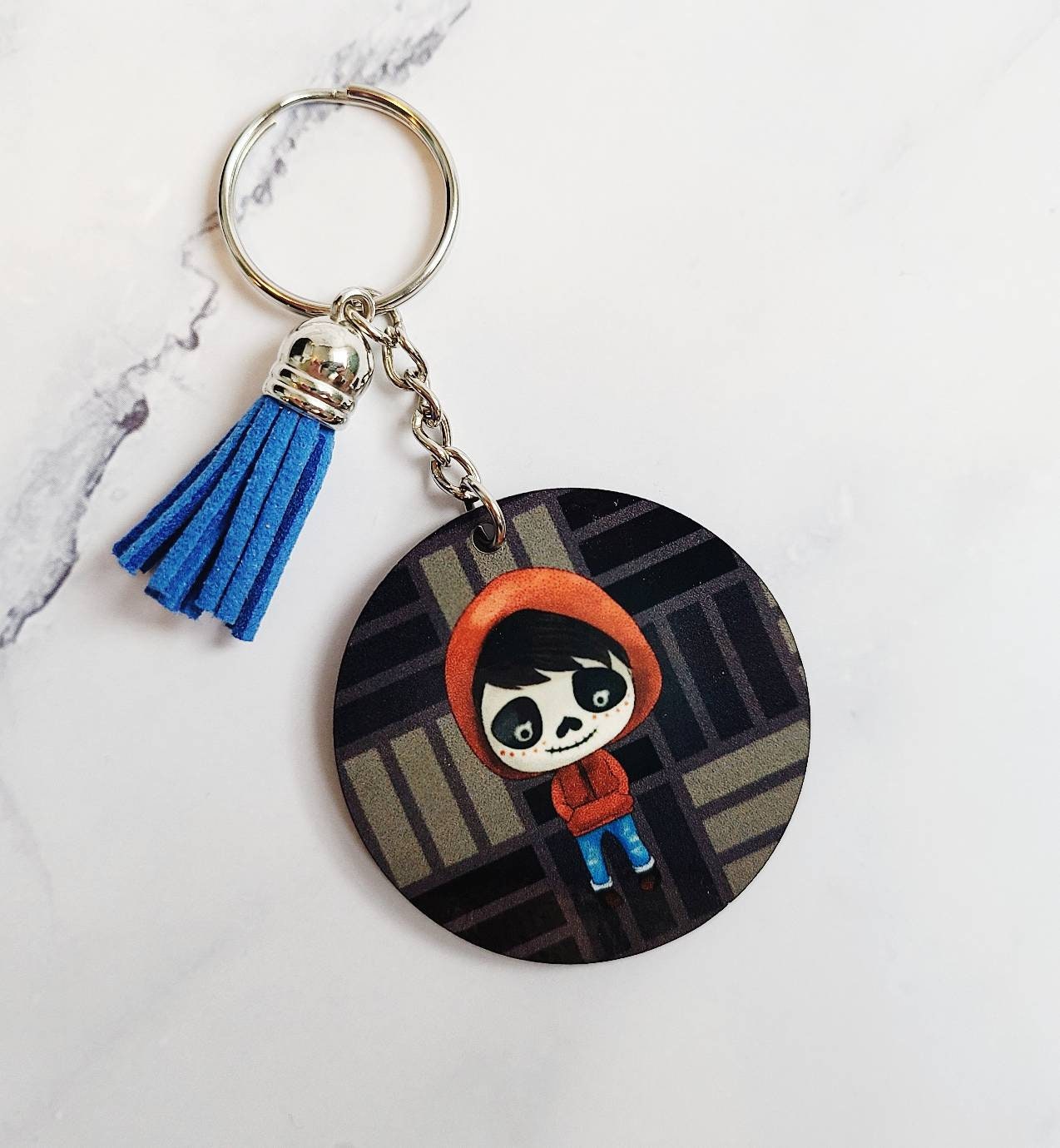 Coco Inspired Keychain / Day of the Dead / Disney Inspired Keychain ...