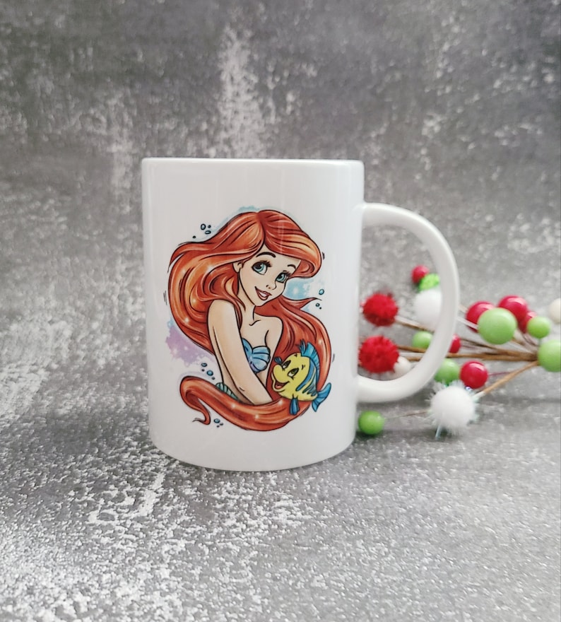 The Little Mermaid Inspired Coffee Mug / Disney Inspired Mug / Ariel ...