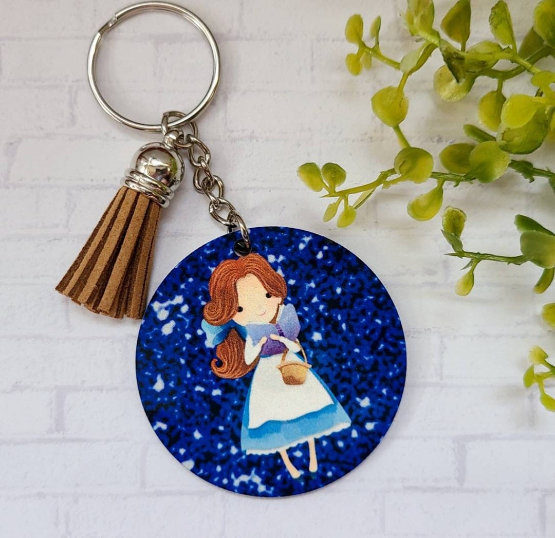 Beauty and the Beast Inspired Keychain / Disney Inspired Keychain ...