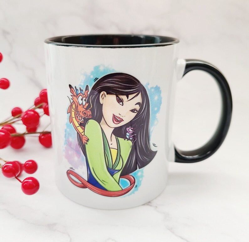 Disney Inspired Coffee Mug / Mulan Inspired Mug / Princess Mug - Etsy