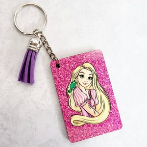 Rapunzel Inspired Keychain / Tangled Inspired Keychain / Bag Charm ...