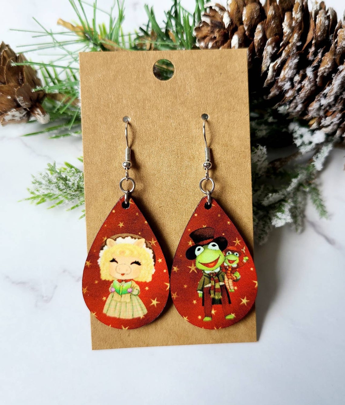 Muppets Christmas Carol Inspired Earrings / Disney Inspired - Etsy