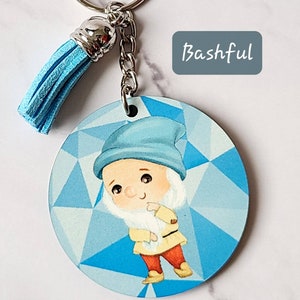 Seven Dwarfs Keychain / Disney Inspired Keychain / Snow White and the ...