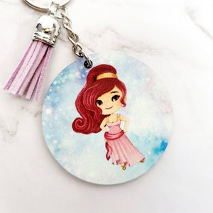 Hercules Keychain / Disney Inspired Keychain / Meg Keychain / Hero ...