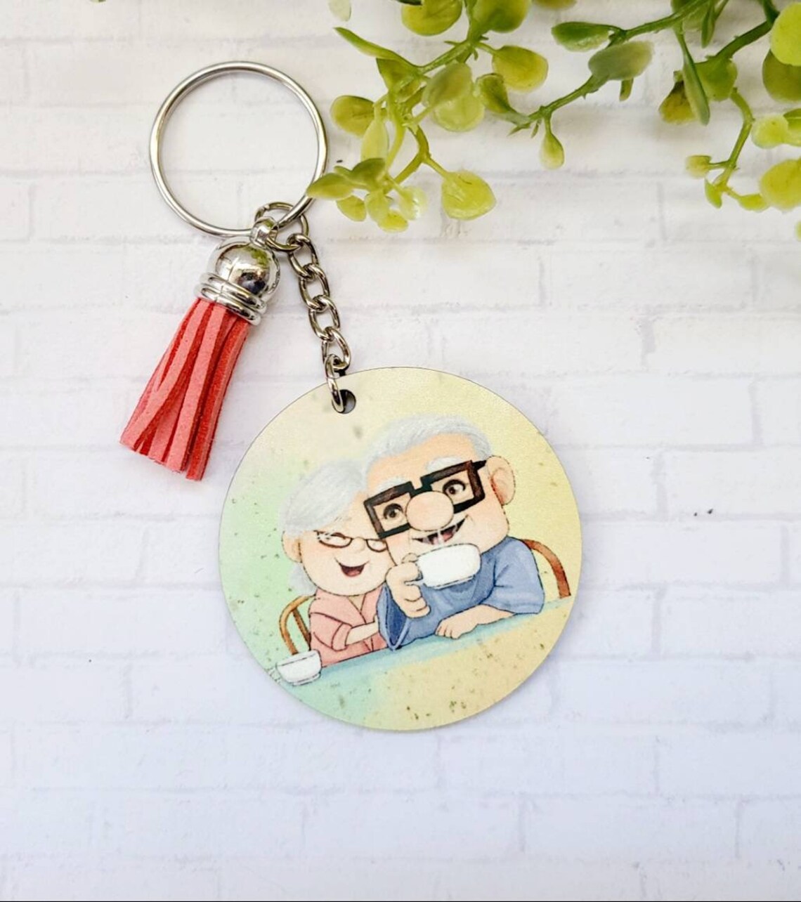 Carl and Ellie Keychain / up Inspired Keychain / Disney - Etsy