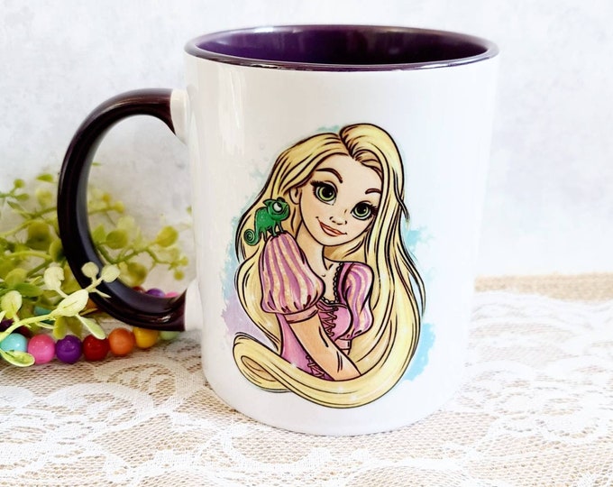 Rapunzel Inspired Coffee Mug / Tangled Inspired Coffee Mug / - Etsy