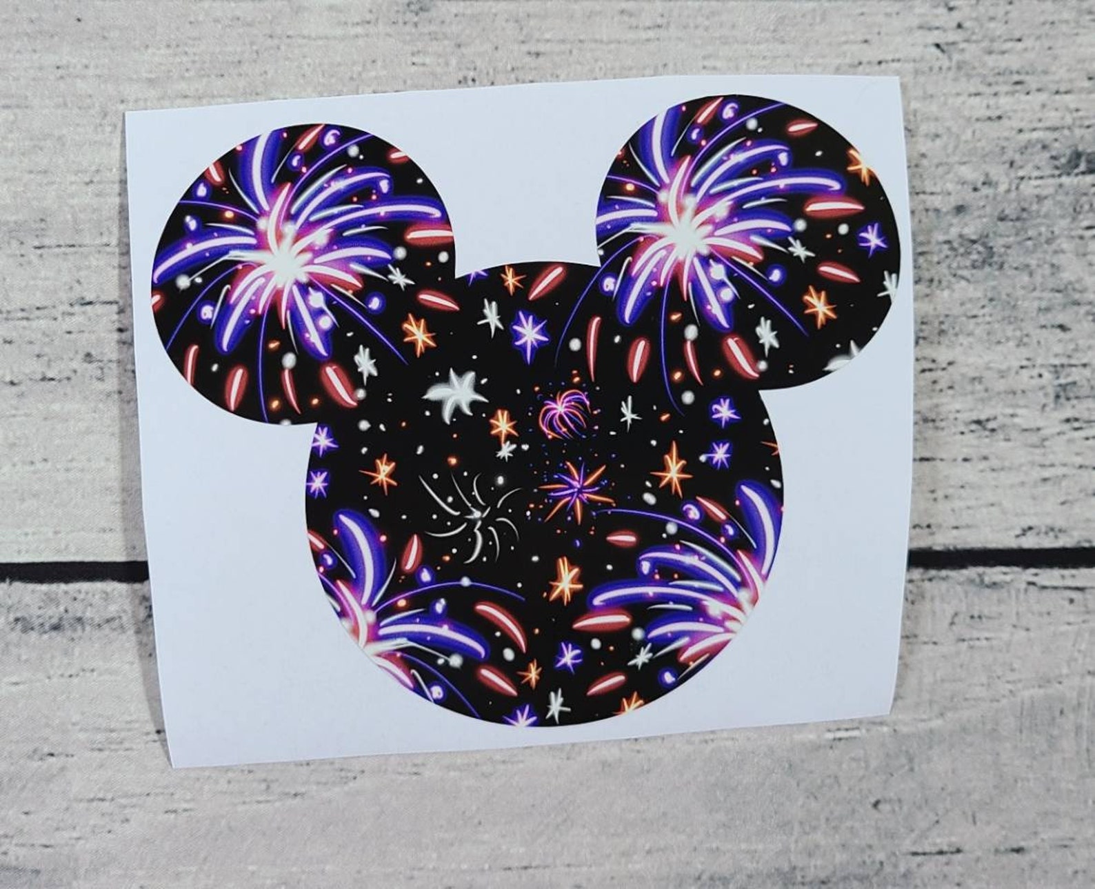Disney Decals / Disney Fireworks Sticker / Laptop Sticker / - Etsy