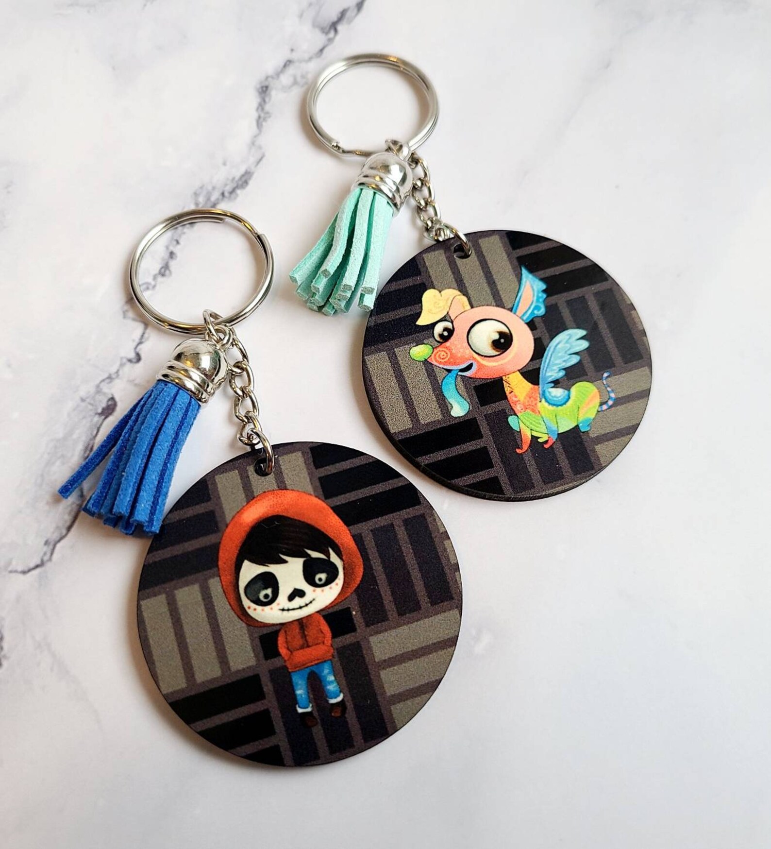 Coco Inspired Keychain / Day of the Dead / Disney Inspired - Etsy