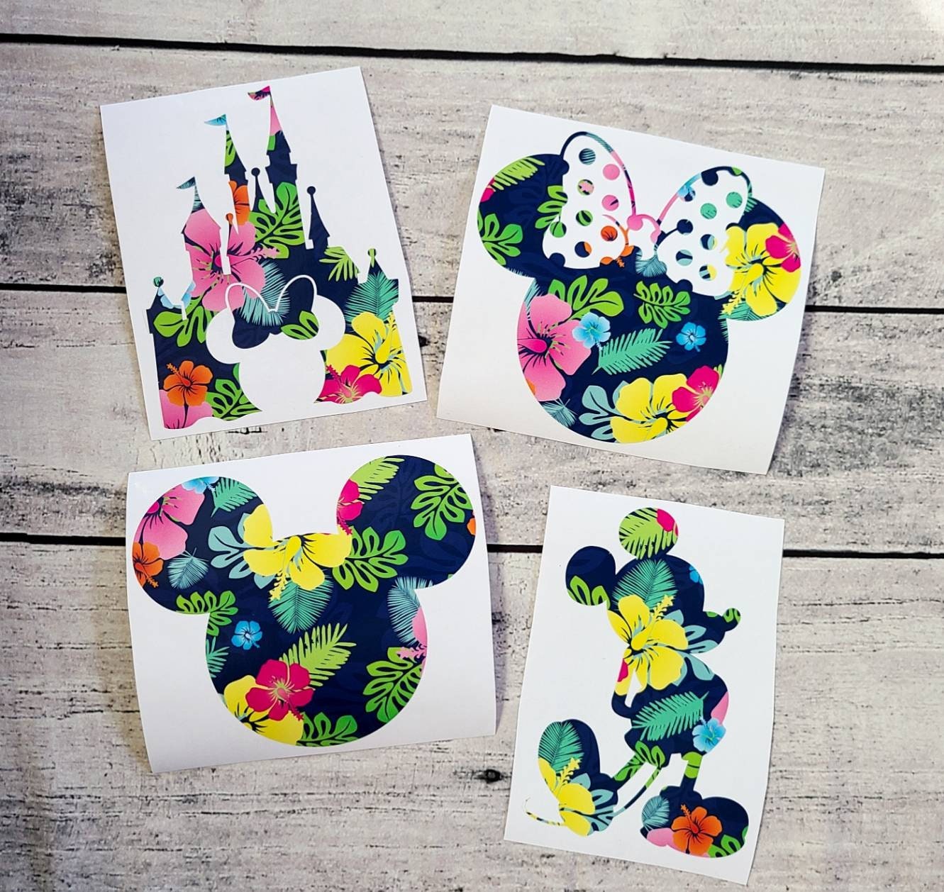 Disney Inspired Decal / Patterned Vinyl Decal / Laptop Sticker - Etsy