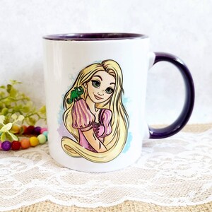 Rapunzel Inspired Coffee Mug / Tangled Inspired Coffee Mug / | Etsy